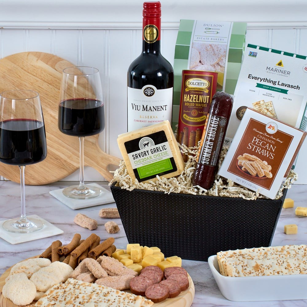 Wine Gift Basket Delivery | Champagne, Beer, Gourmet Food Baskets